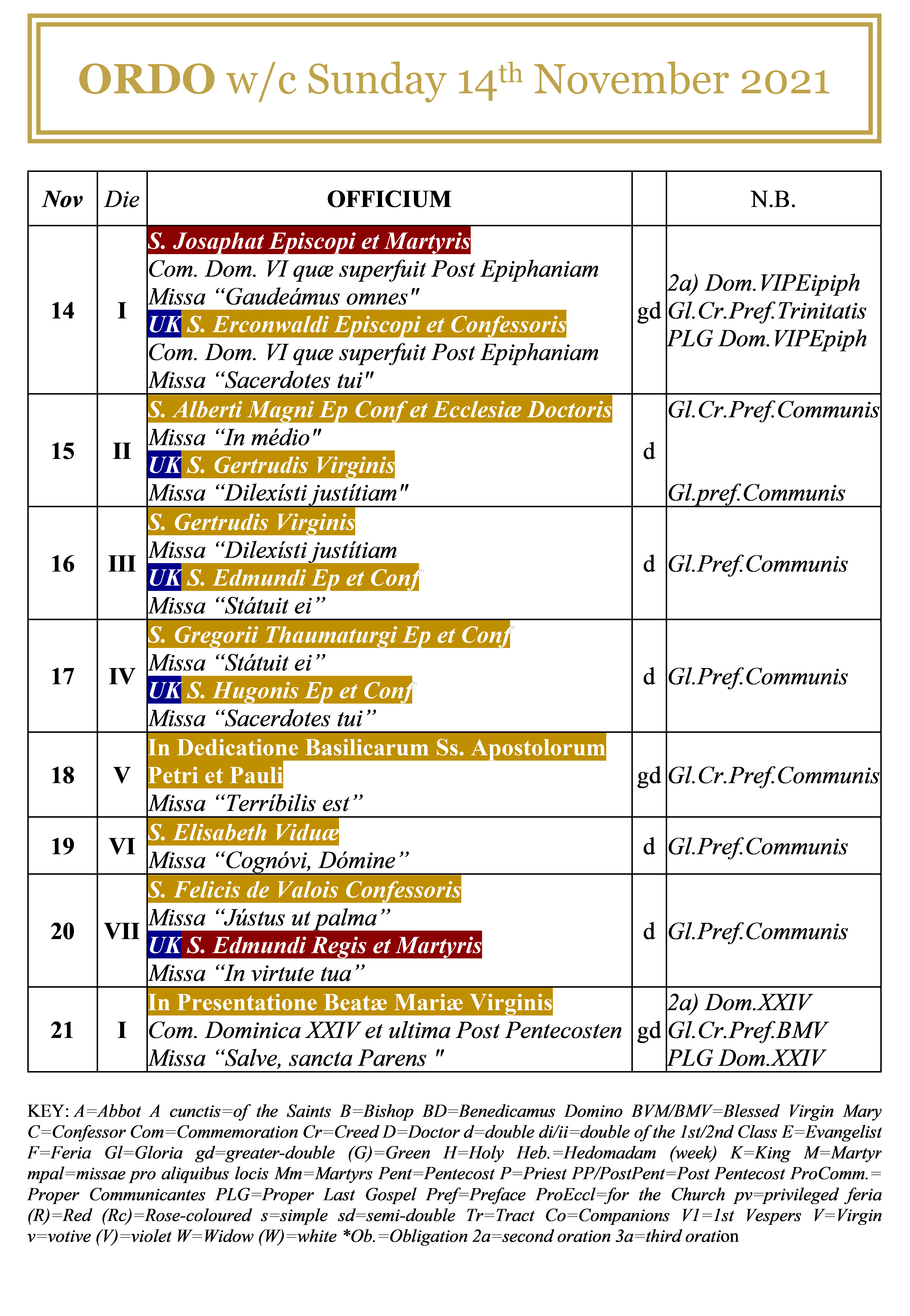 ordo 14×21 – The Old Roman
